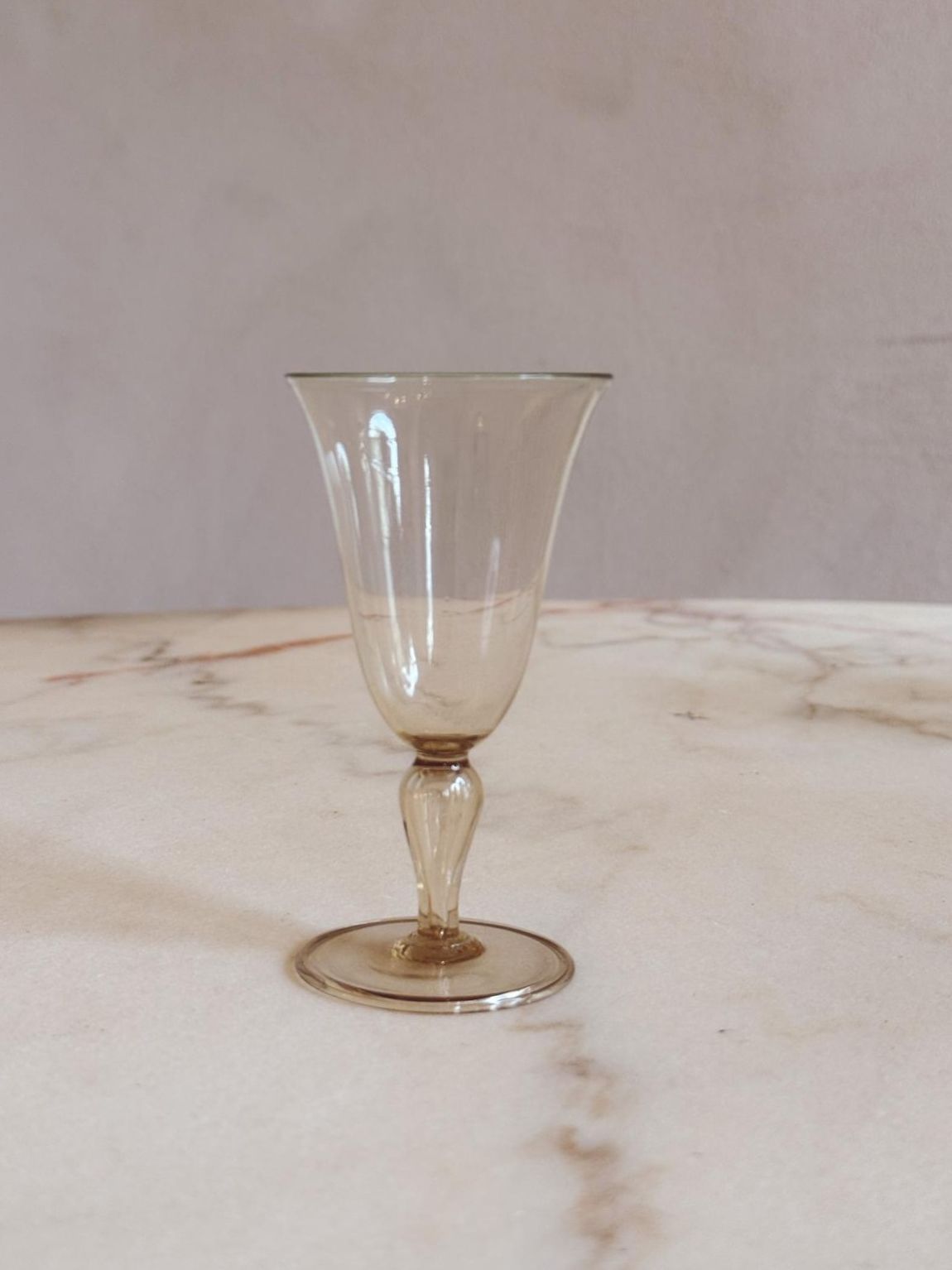 1940s Hand-Blown Murano Dessert Wine Glasses (Set of 10 Small)